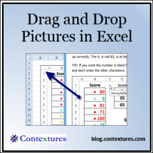 Dragging Pictures in Excel - Contextures Blog