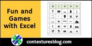 Fun and Games with Excel 20190912 - Contextures Blog